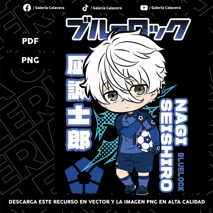 Nagi Chibi Blue Lock