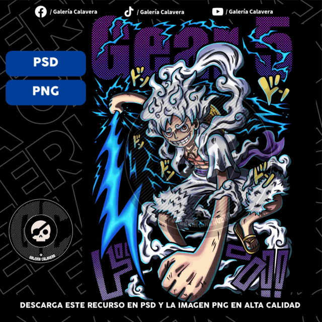 Luffy G5 psd png