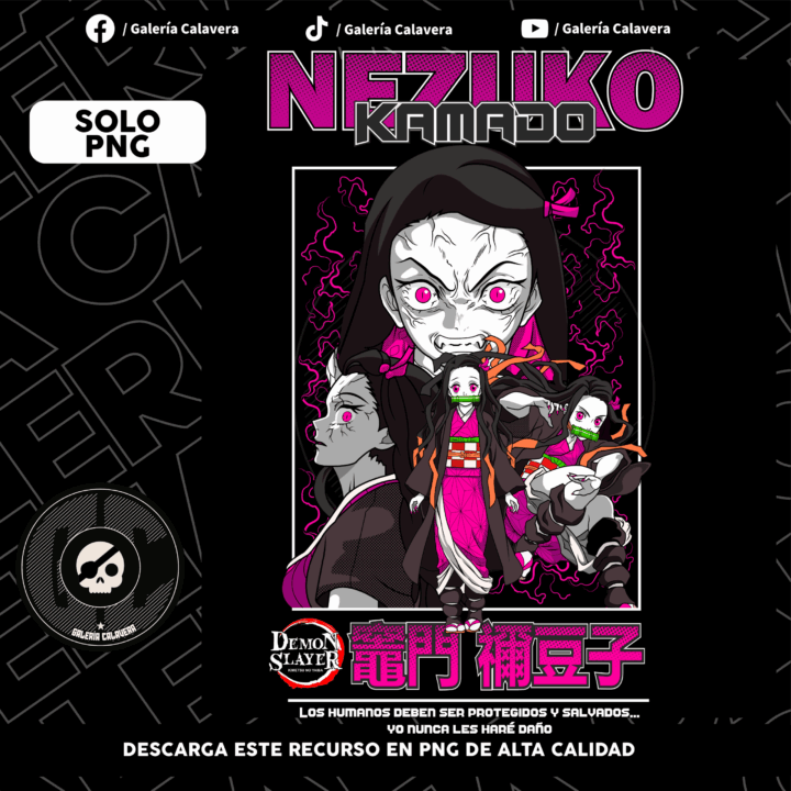Nezuko Anime png