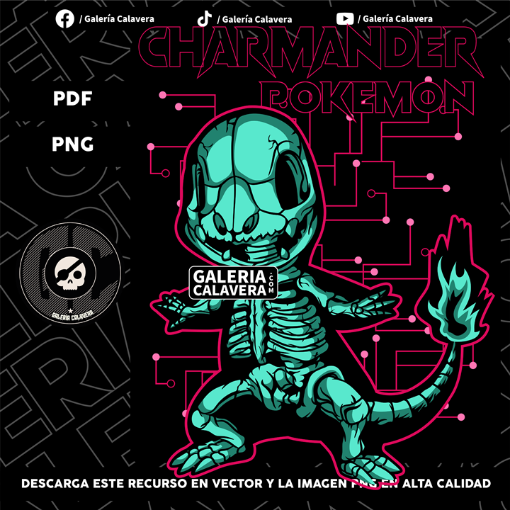 Charmander Design DTF