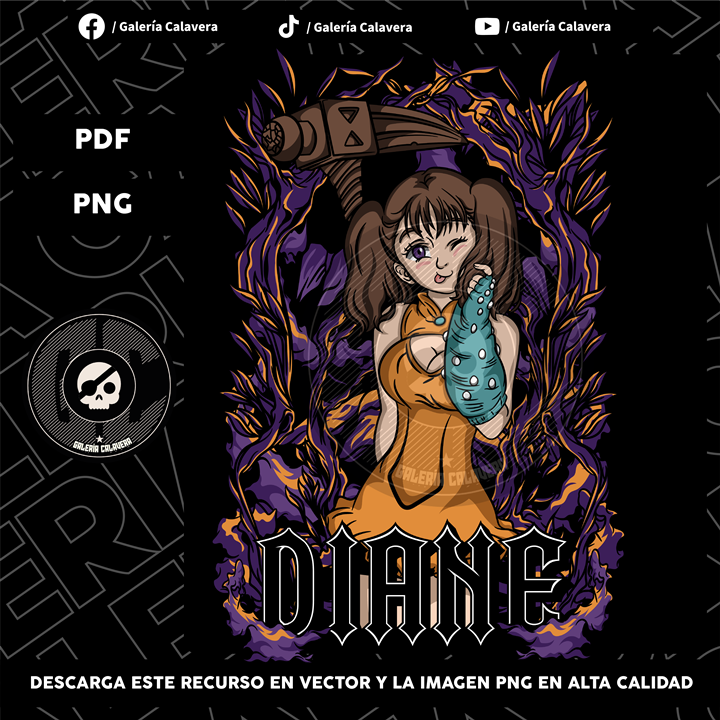 Diane Anime DTF