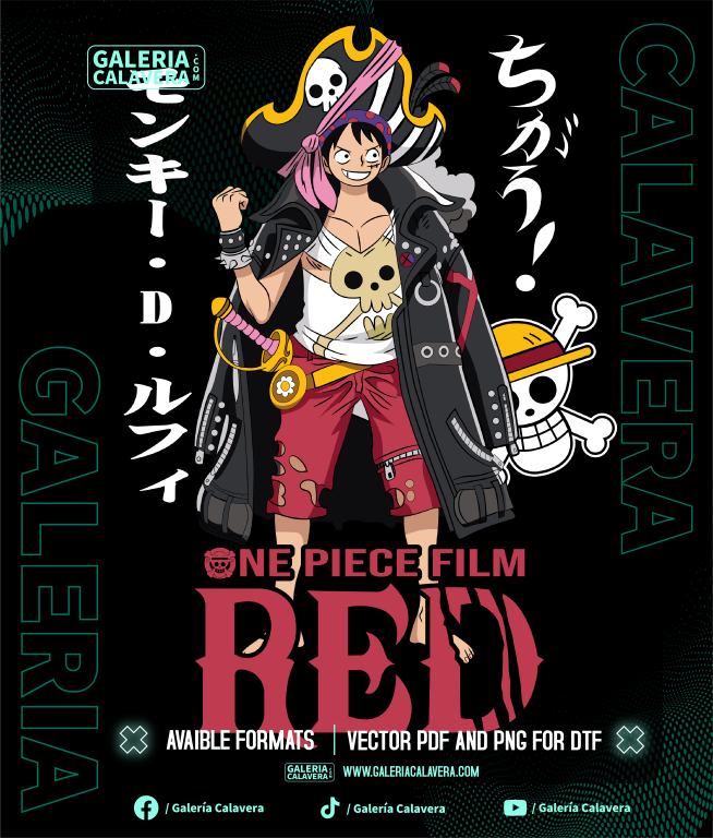 Luffy Film Red Vector