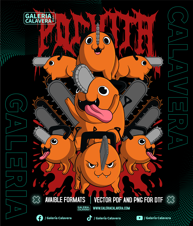 Pochita Vector Anime