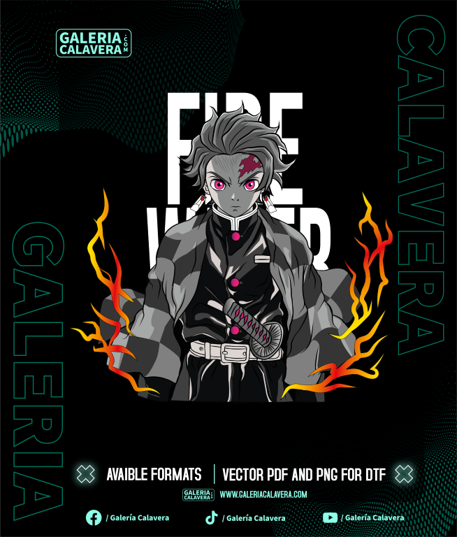 Tanjiro Design DTF File