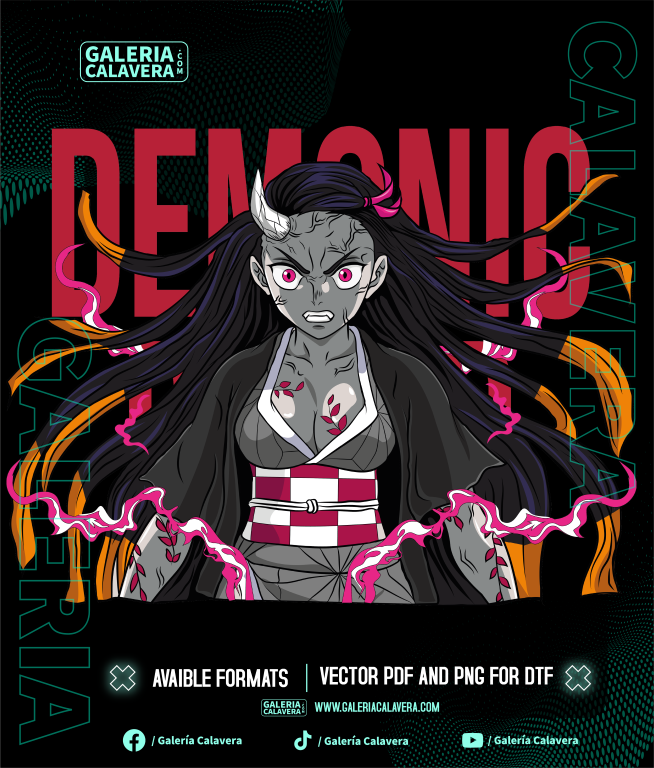 Nezuko Design Anime