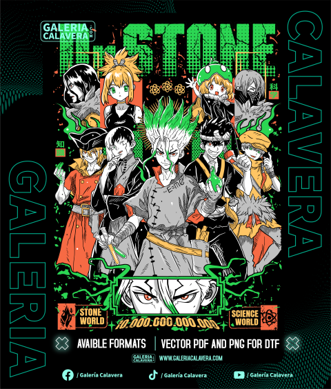 Dr Stone Vector Design