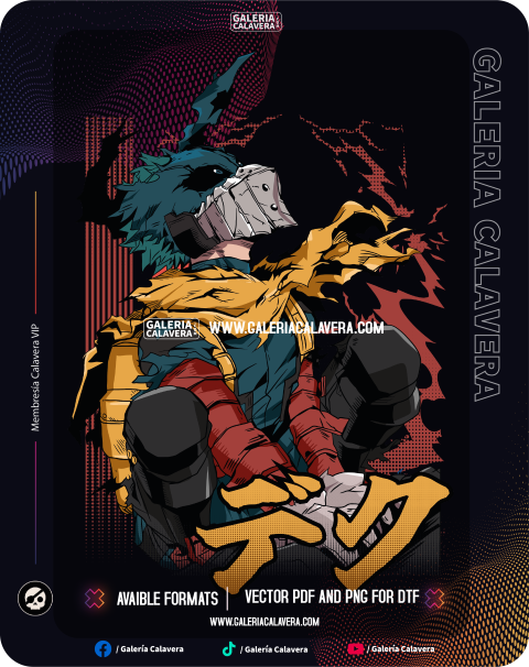 MHA Deku GC - Vector de Anime